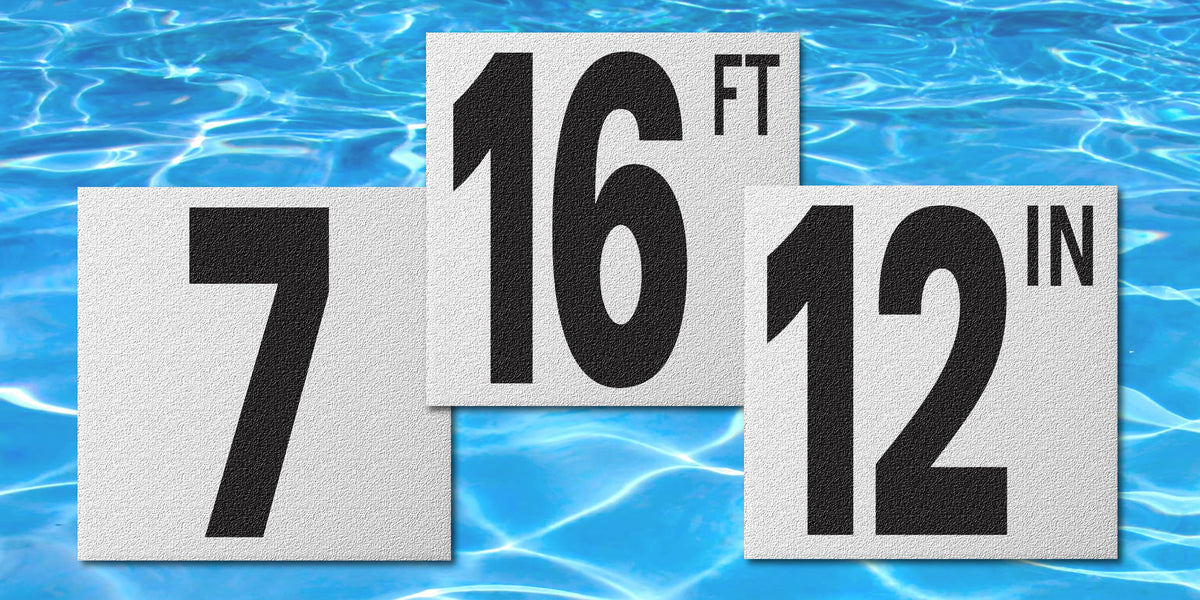 5 inch Font - Abrasive – DepthMarkersDirect.com