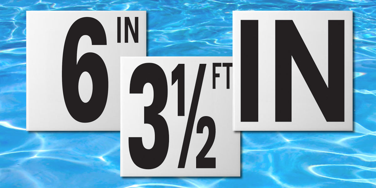 5 inch Font - Smooth – DepthMarkersDirect.com